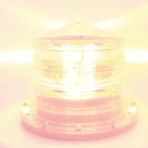 6.4V8AH 3NM red color Self Contained Marine Aids to Navigation Lantern ...